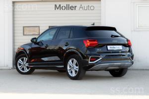 Black Audi Q2 2022 in Jelgava, with an engine capacity of 1.50 L and mileage of 56 thousand km for 20900 €, photo 6 on AUTOMOTO.COM.LV