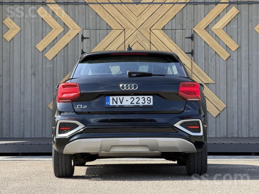 Melns Audi Q2 2024 Rīga, ar dzinēja tilpumu 1.50 L un nobraukumu 76 tūkst. km par 22300 €, foto 8 vietnē AUTOMOTO.COM.LV