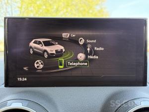 Melns Audi Q2 2024 Rīga, ar dzinēja tilpumu 1.50 L un nobraukumu 76 tūkst. km par 22300 €, foto 21 vietnē AUTOMOTO.COM.LV