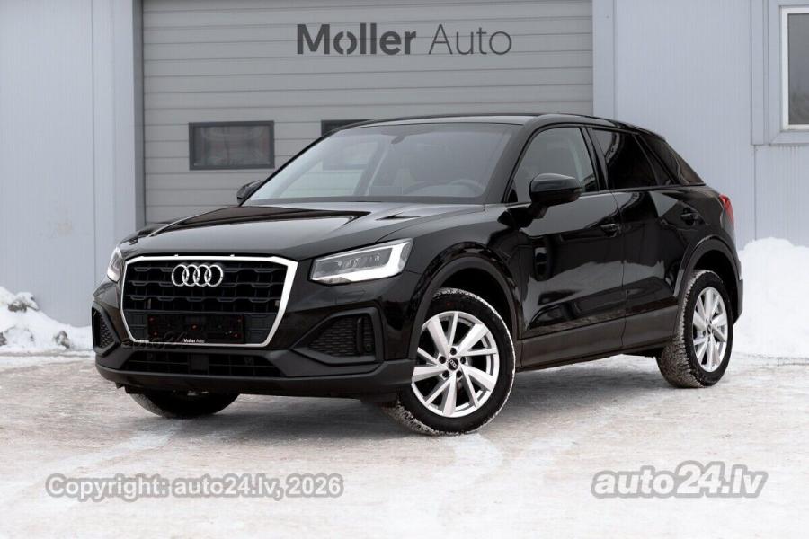 Black Audi Q2 2022 in Jelgava, with an engine capacity of 1.50 L and mileage of 47 thousand km for 23468 €, photo 2 on AUTOMOTO.COM.LV
