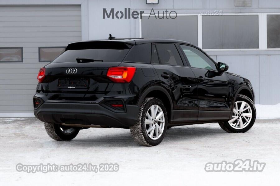 Black Audi Q2 2022 in Jelgava, with an engine capacity of 1.50 L and mileage of 47 thousand km for 23468 €, photo 5 on AUTOMOTO.COM.LV