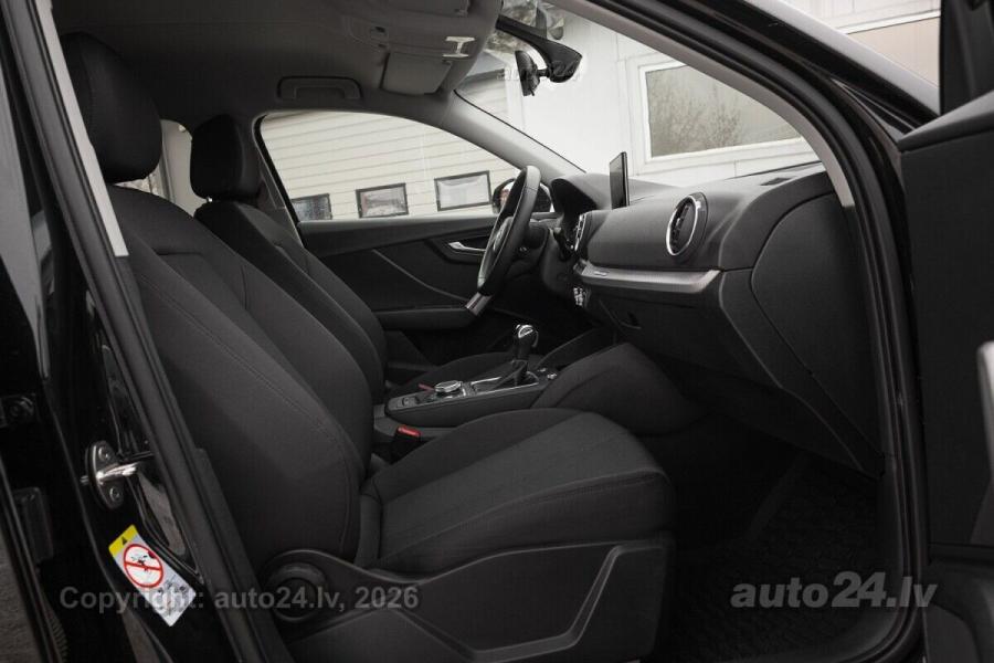 Black Audi Q2 2022 in Jelgava, with an engine capacity of 1.50 L and mileage of 47 thousand km for 23468 €, photo 7 on AUTOMOTO.COM.LV