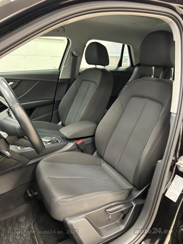 Black Audi Q2 2022 in Parnu, with an engine capacity of 1.50 L and mileage of 45 thousand km for 25900 €, photo 11 on AUTOMOTO.COM.LV