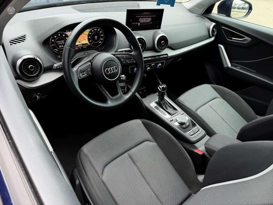Blue Audi Q2 2021 in Kaunas, with an engine capacity of 1.50 L and mileage of 182 thousand km for 16900 €, photo 6 on AUTOMOTO.COM.LV