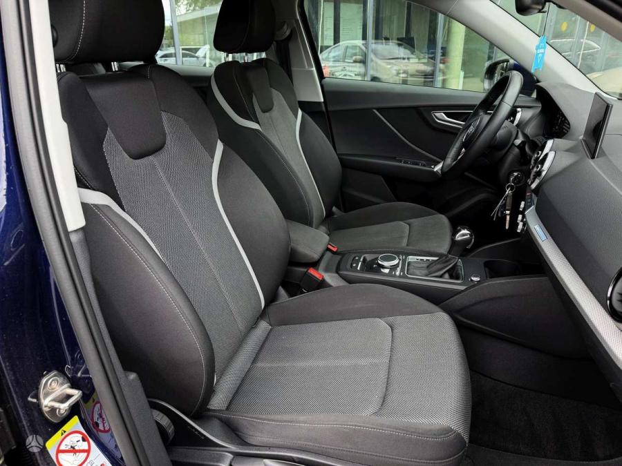 Blue Audi Q2 2021 in Kaunas, with an engine capacity of 1.50 L and mileage of 182 thousand km for 16900 €, photo 12 on AUTOMOTO.COM.LV