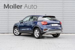 Blue Audi Q2 2023 in Riga, with an engine capacity of 1.50 L and mileage of 35 thousand km for 23490 €, photo 4 on AUTOMOTO.COM.LV