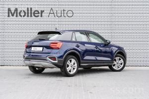 Blue Audi Q2 2023 in Riga, with an engine capacity of 1.50 L and mileage of 35 thousand km for 23490 €, photo 5 on AUTOMOTO.COM.LV