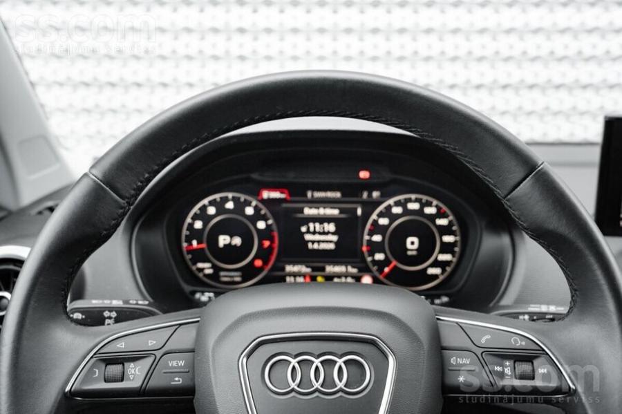 Blue Audi Q2 2023 in Riga, with an engine capacity of 1.50 L and mileage of 35 thousand km for 23490 €, photo 13 on AUTOMOTO.COM.LV