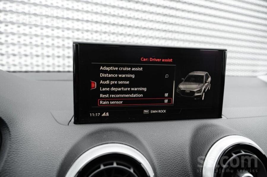 Blue Audi Q2 2023 in Riga, with an engine capacity of 1.50 L and mileage of 35 thousand km for 23490 €, photo 18 on AUTOMOTO.COM.LV
