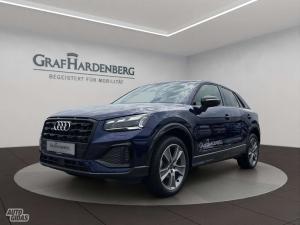 Zils Audi Q2 2024 Kauņa, ar dzinēja tilpumu 1.50 L un nobraukumu 17 tūkst. km par 32587 €, foto  vietnē AUTOMOTO.COM.LV