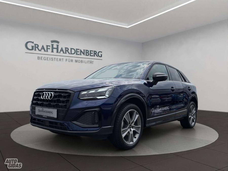 Zils Audi Q2 2024 Kauņa, ar dzinēja tilpumu 1.50 L un nobraukumu 17 tūkst. km par 32587 €, foto 1 vietnē AUTOMOTO.COM.LV