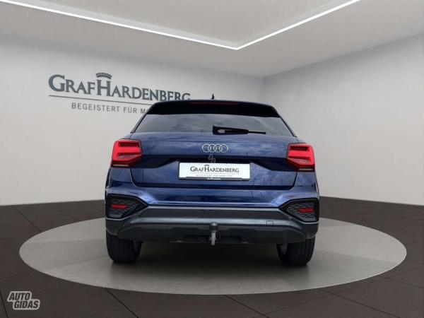 Blue Audi Q2 2024 in Kaunas, with an engine capacity of 1.50 L and mileage of 17 thousand km for 32587 €, photo 5 on AUTOMOTO.COM.LV