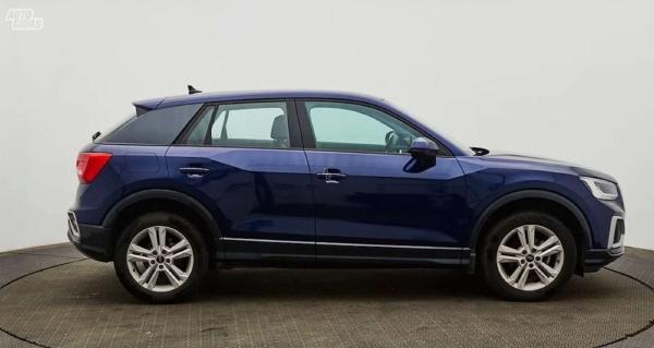 Blue Audi Q2 2024 in Kaunas, with an engine capacity of 1.50 L and mileage of 59 thousand km for 28925 €, photo 8 on AUTOMOTO.COM.LV