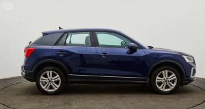 Blue Audi Q2 2024 in Kaunas, with an engine capacity of 1.50 L and mileage of 59 thousand km for 28925 €, photo 8 on AUTOMOTO.COM.LV