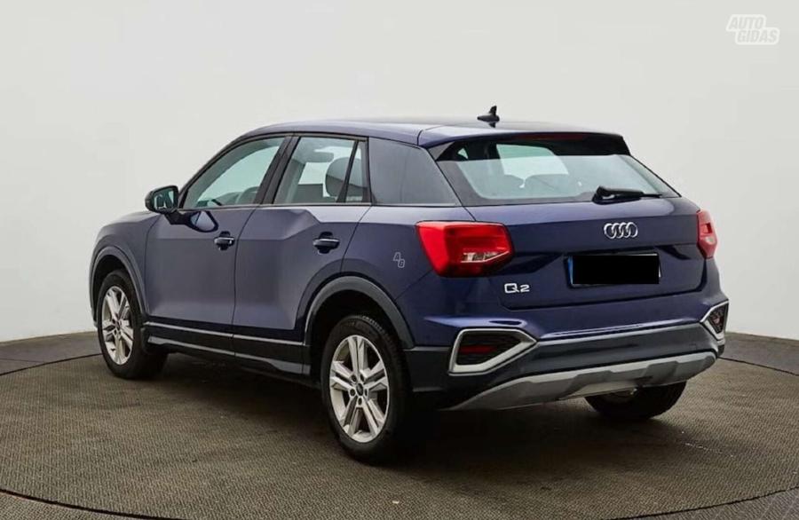 Blue Audi Q2 2024 in Kaunas, with an engine capacity of 1.50 L and mileage of 59 thousand km for 28925 €, photo 10 on AUTOMOTO.COM.LV