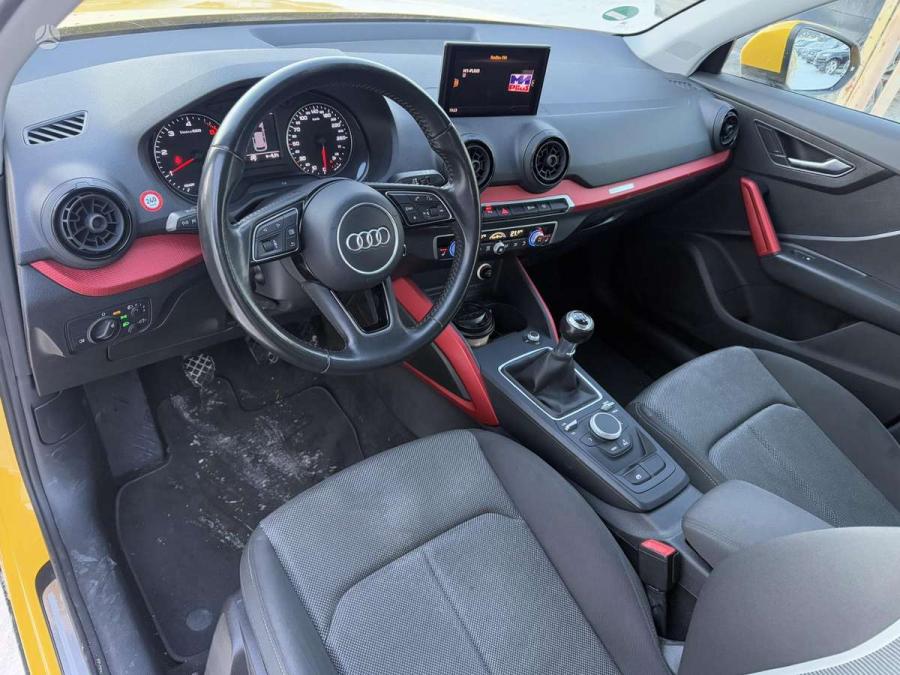 Audi Q2 2017 in Vilnius, with an engine capacity of 1.60 L and mileage of 265 thousand km for 10800 €, photo 16 on AUTOMOTO.COM.LV