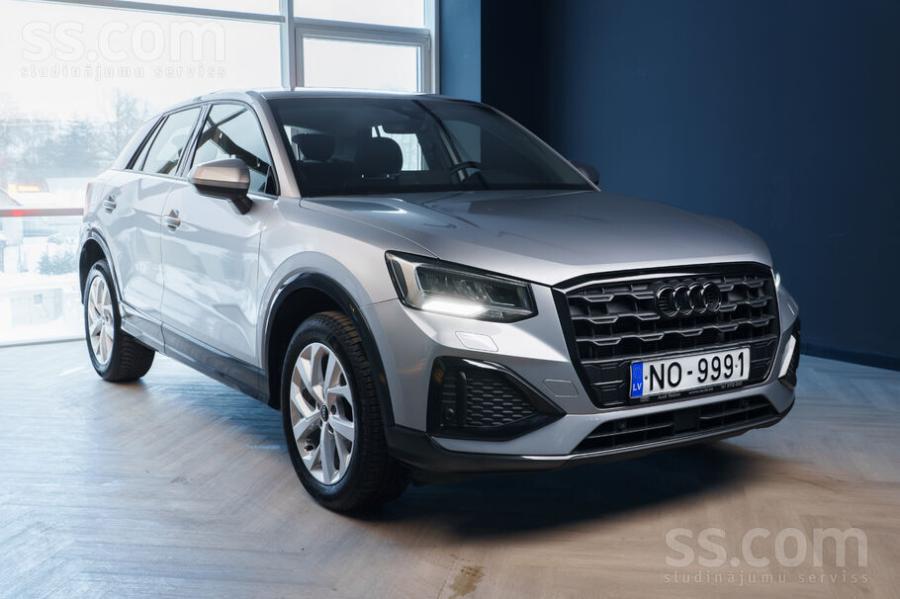 Audi Q2 2023 in Riga, with an engine capacity of 1.50 L and mileage of 54 thousand km for 18999 €, photo 1 on AUTOMOTO.COM.LV