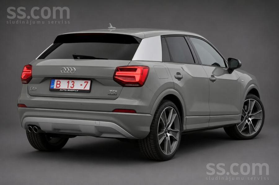 Grey Audi Q2 2017 in Tukums, with an engine capacity of 2.00 L and mileage of 229 thousand km for 15900 €, photo 5 on AUTOMOTO.COM.LV