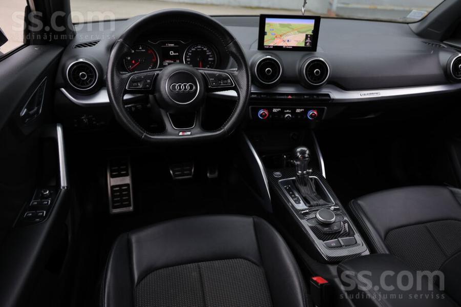 Grey Audi Q2 2017 in Tukums, with an engine capacity of 2.00 L and mileage of 229 thousand km for 15900 €, photo 13 on AUTOMOTO.COM.LV