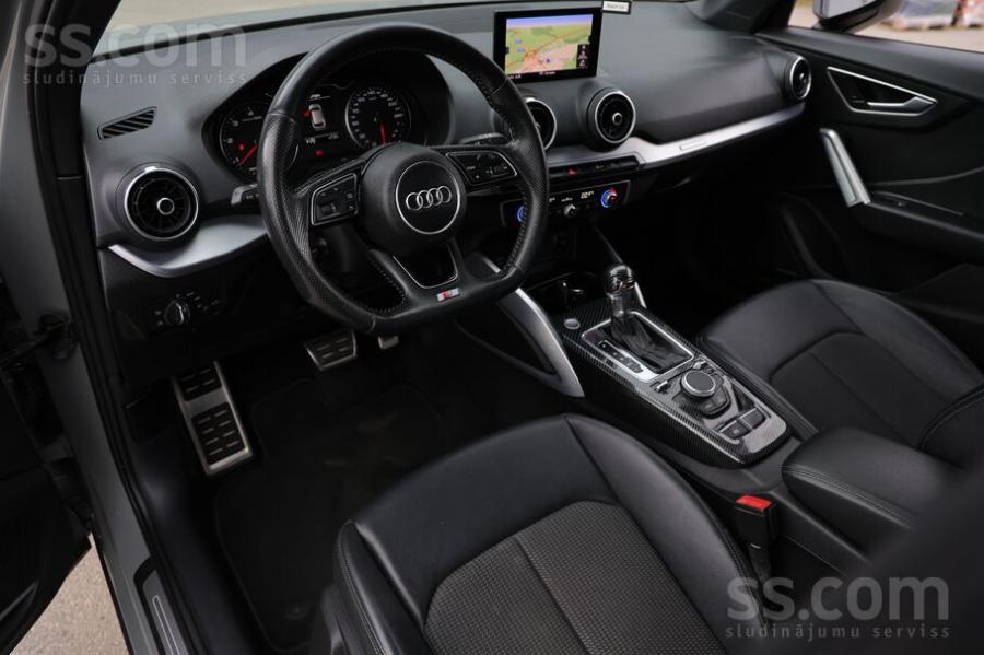 Grey Audi Q2 2017 in Tukums, with an engine capacity of 2.00 L and mileage of 229 thousand km for 15900 €, photo 14 on AUTOMOTO.COM.LV