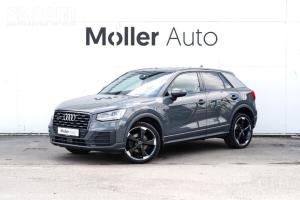 Grey Audi Q2 2017 in Riga, with an engine capacity of 2.00 L and mileage of 106 thousand km for 16600 €, photo  on AUTOMOTO.COM.LV