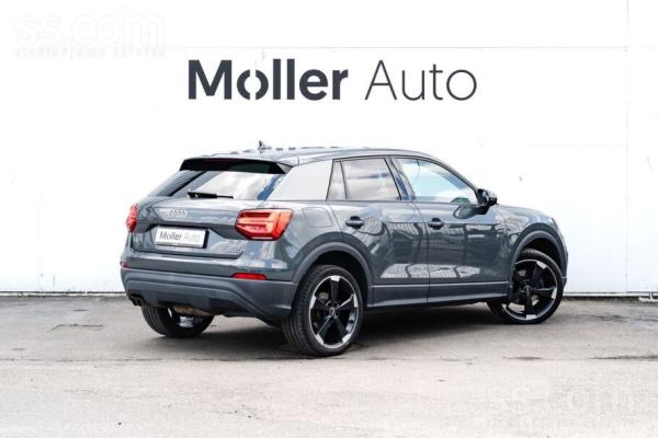 Grey Audi Q2 2017 in Riga, with an engine capacity of 2.00 L and mileage of 106 thousand km for 16600 €, photo 4 on AUTOMOTO.COM.LV