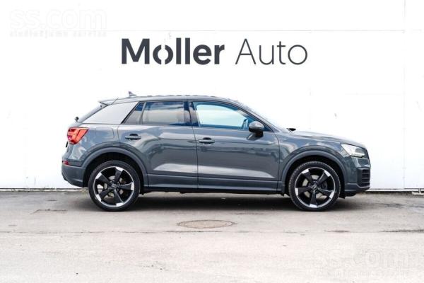 Grey Audi Q2 2017 in Riga, with an engine capacity of 2.00 L and mileage of 106 thousand km for 16600 €, photo 5 on AUTOMOTO.COM.LV
