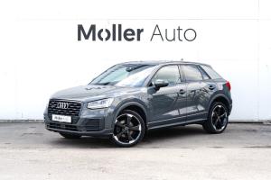 Pelēks Audi Q2 2017 Rīga, ar dzinēja tilpumu 2.00 L un nobraukumu 106 tūkst. km par 16600 €, foto  vietnē AUTOMOTO.COM.LV