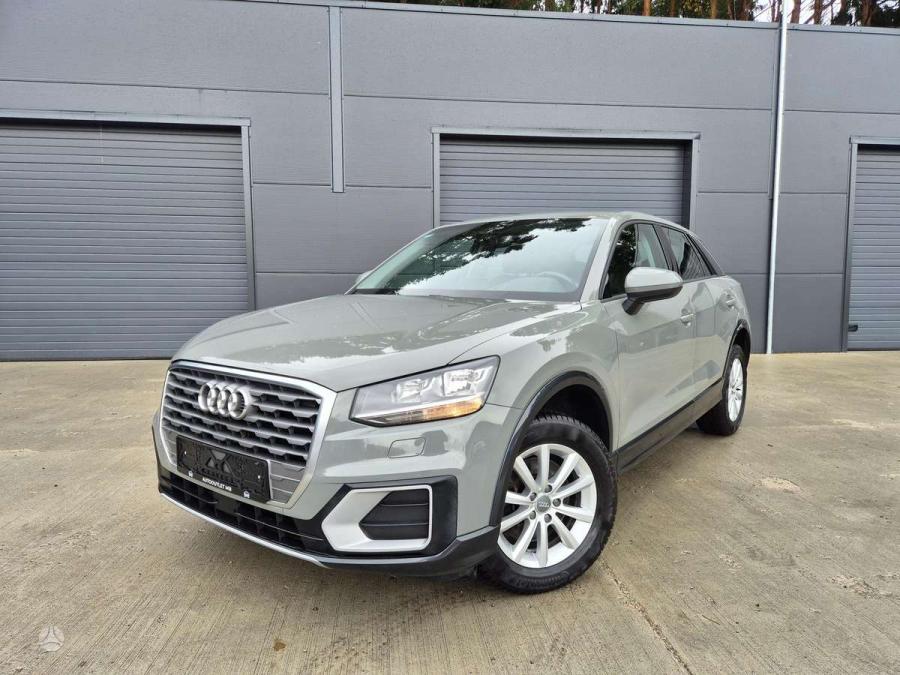 Grey Audi Q2 2017 in Utena, with an engine capacity of 1.40 L and mileage of 247 thousand km for 12490 €, photo 1 on AUTOMOTO.COM.LV
