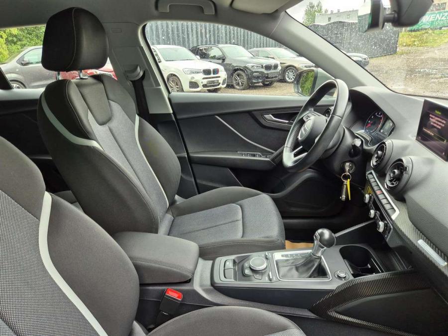 Grey Audi Q2 2017 in Utena, with an engine capacity of 1.40 L and mileage of 247 thousand km for 12490 €, photo 12 on AUTOMOTO.COM.LV