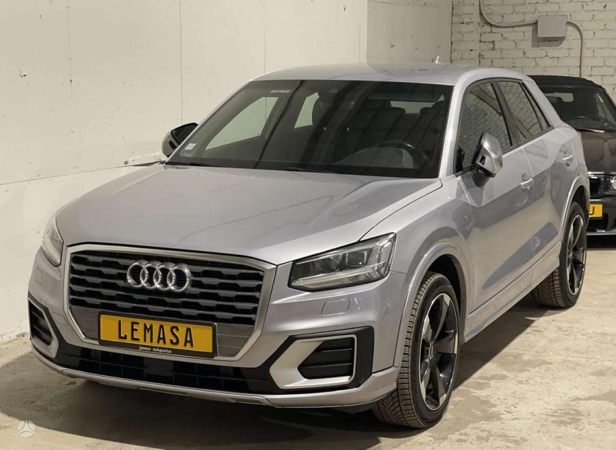 Grey Audi Q2 2017 in Klaipeda, with an engine capacity of 1.40 L and mileage of 209 thousand km for 14999 €, photo 1 on AUTOMOTO.COM.LV