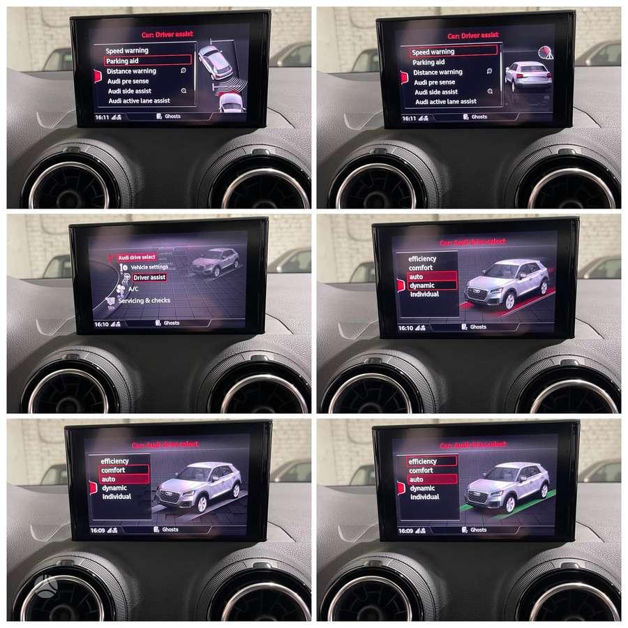 Grey Audi Q2 2017 in Klaipeda, with an engine capacity of 1.40 L and mileage of 209 thousand km for 14999 €, photo 13 on AUTOMOTO.COM.LV