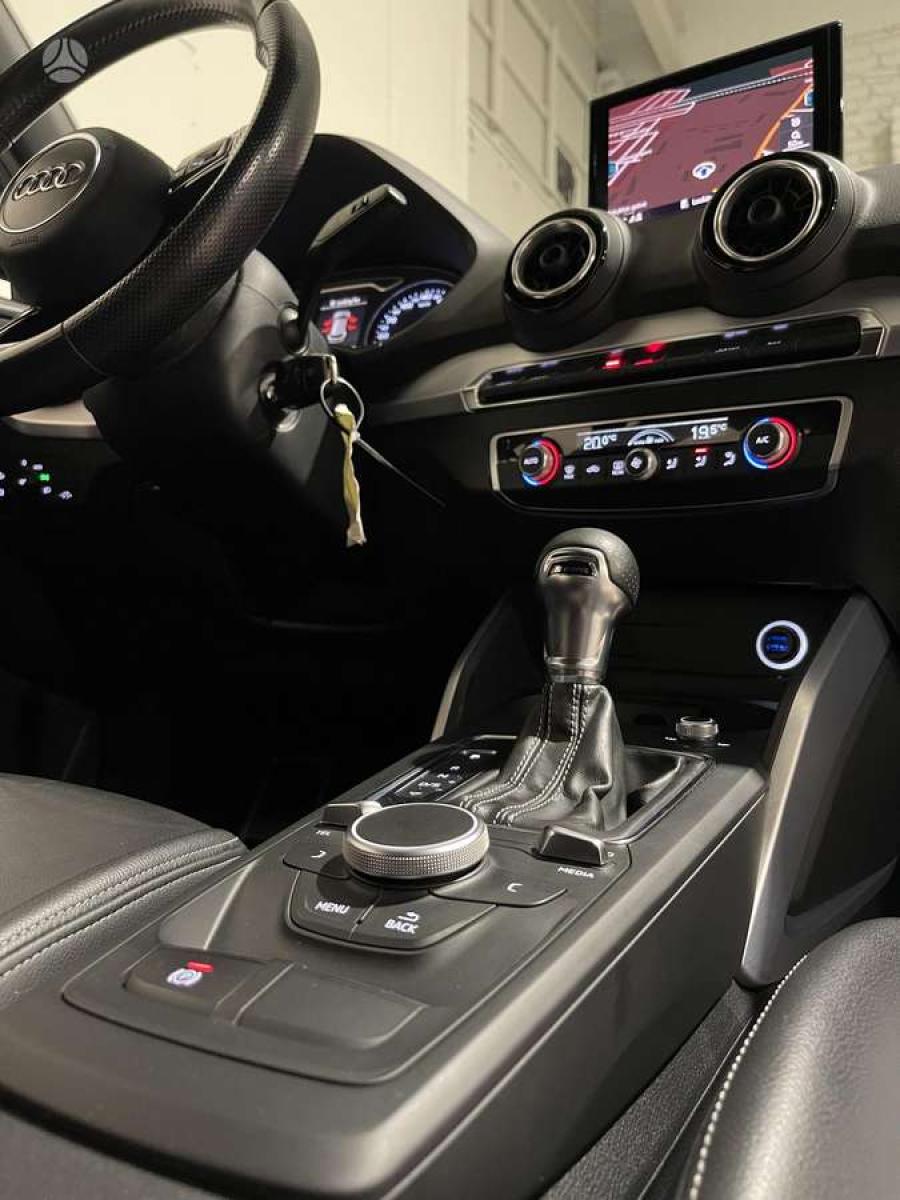 Grey Audi Q2 2017 in Klaipeda, with an engine capacity of 1.40 L and mileage of 209 thousand km for 14999 €, photo 17 on AUTOMOTO.COM.LV