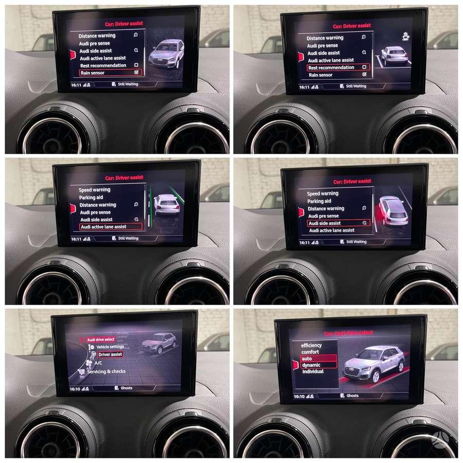 Grey Audi Q2 2017 in Klaipeda, with an engine capacity of 1.40 L and mileage of 209 thousand km for 14999 €, photo 26 on AUTOMOTO.COM.LV