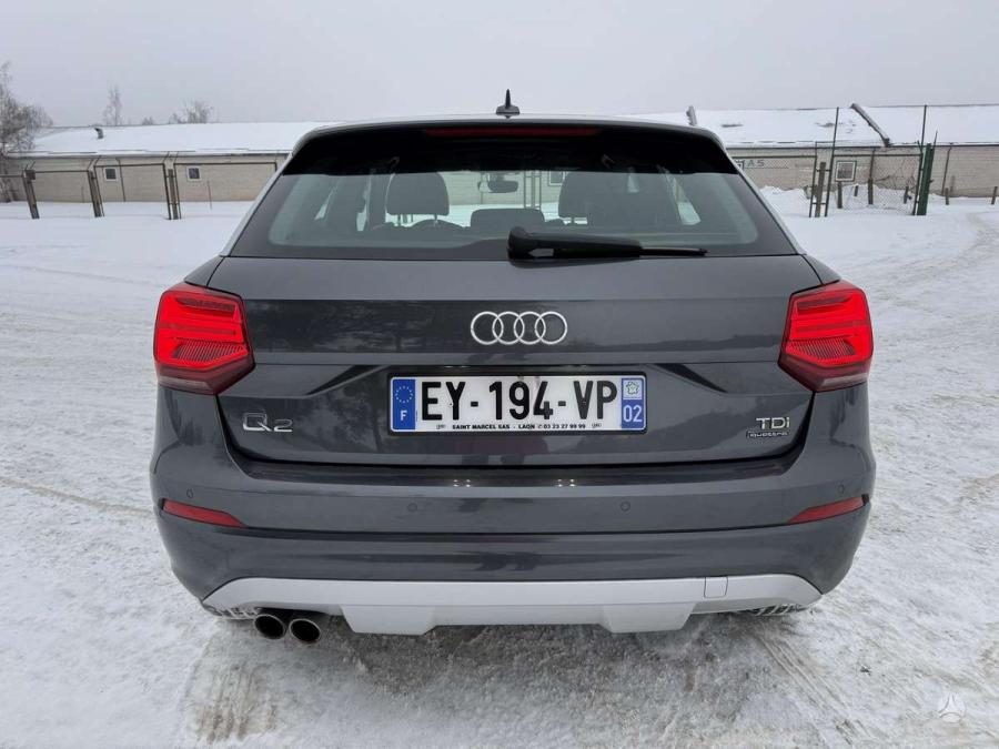 Pelēks Audi Q2 2018 Tauragė, ar dzinēja tilpumu 1.97 L un nobraukumu 212 tūkst. km par 14900 €, foto 6 vietnē AUTOMOTO.COM.LV