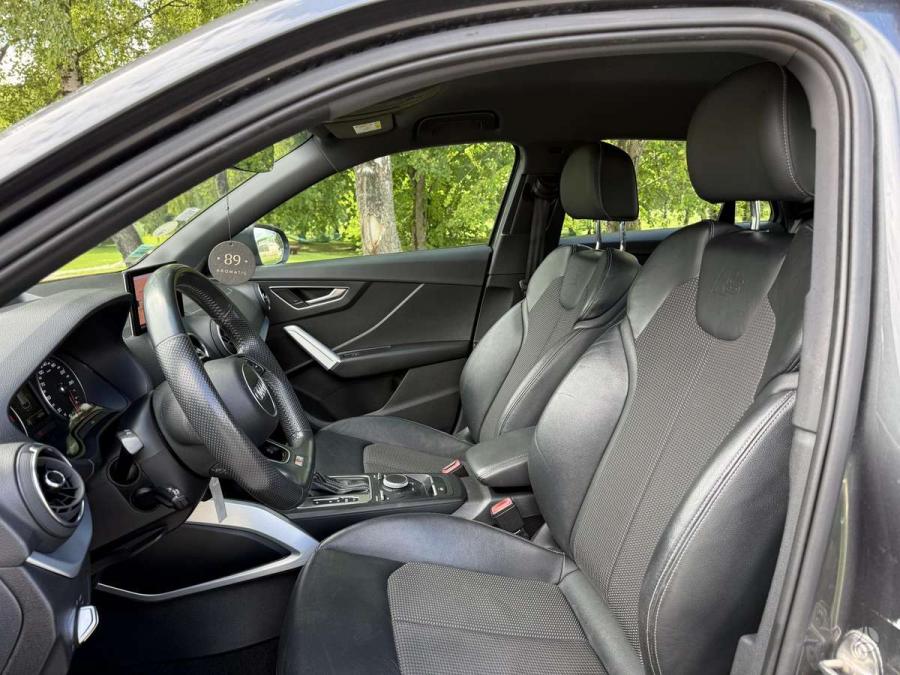 Grey Audi Q2 2018 in Taurage, with an engine capacity of 1.97 L and mileage of 212 thousand km for 13800 €, photo 16 on AUTOMOTO.COM.LV