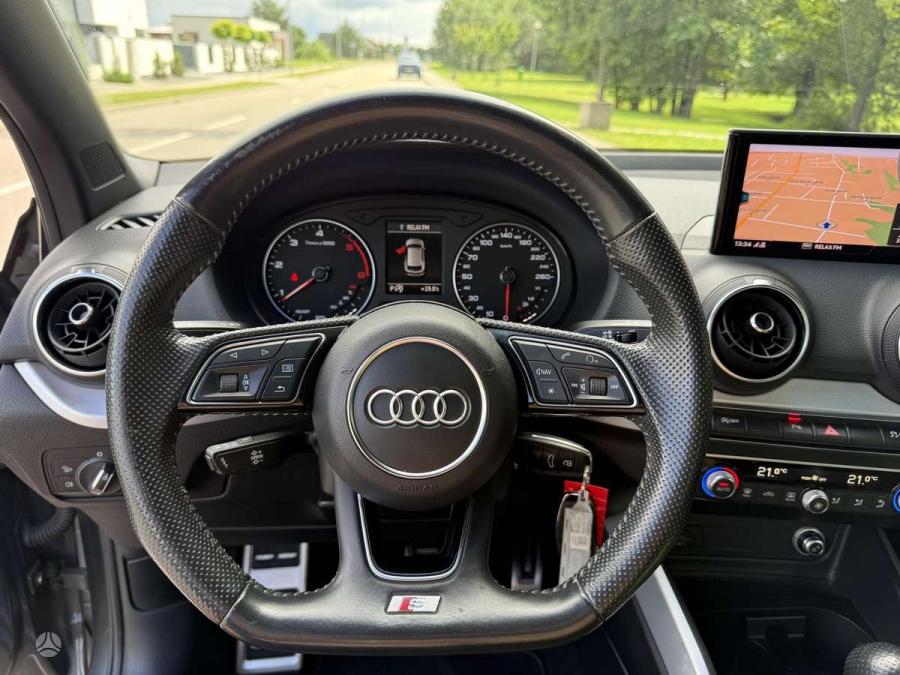 Grey Audi Q2 2018 in Taurage, with an engine capacity of 1.97 L and mileage of 212 thousand km for 13800 €, photo 22 on AUTOMOTO.COM.LV