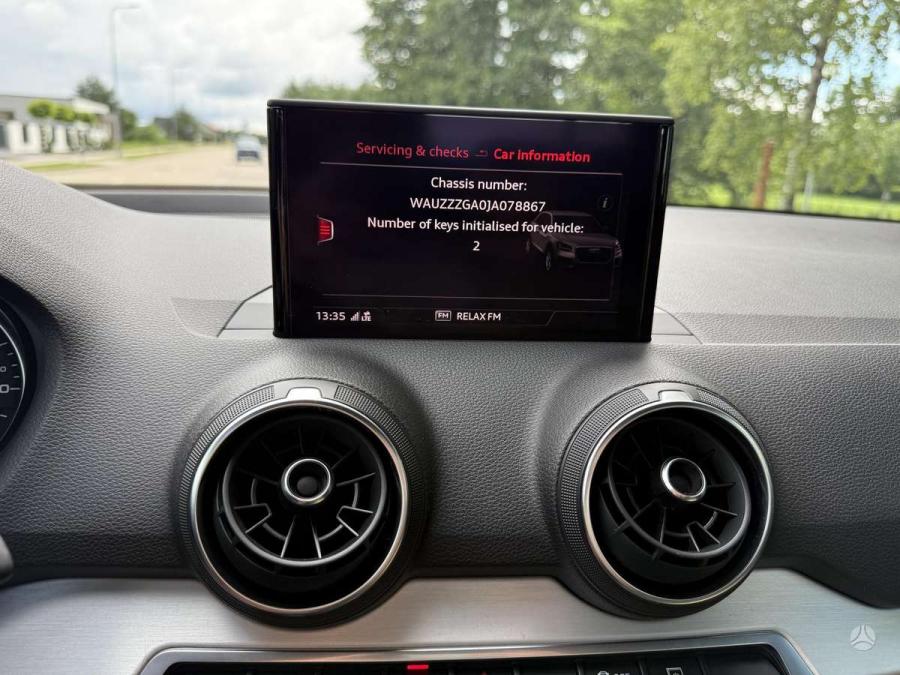 Grey Audi Q2 2018 in Taurage, with an engine capacity of 1.97 L and mileage of 212 thousand km for 13800 €, photo 29 on AUTOMOTO.COM.LV