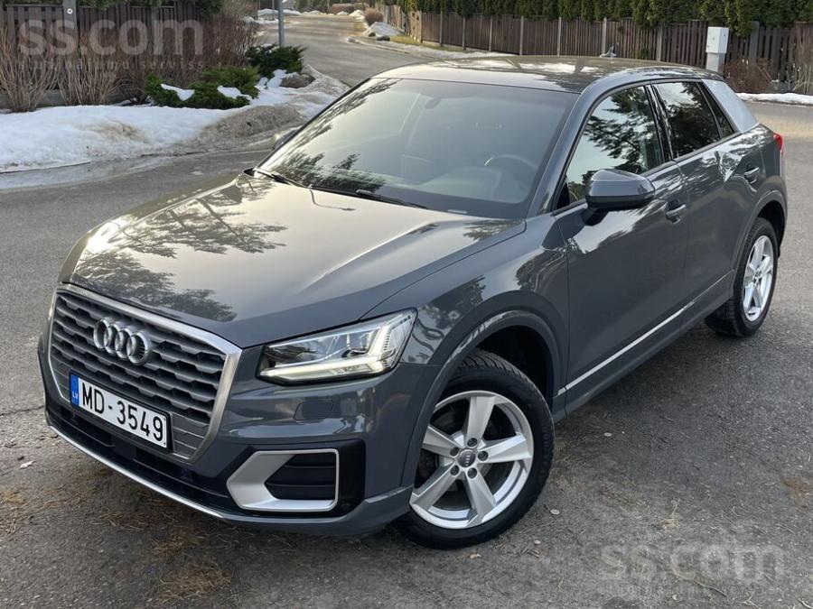 Grey Audi Q2 2019 in Riga, with an engine capacity of 1.50 L and mileage of 123 thousand km for 17950 €, photo 1 on AUTOMOTO.COM.LV