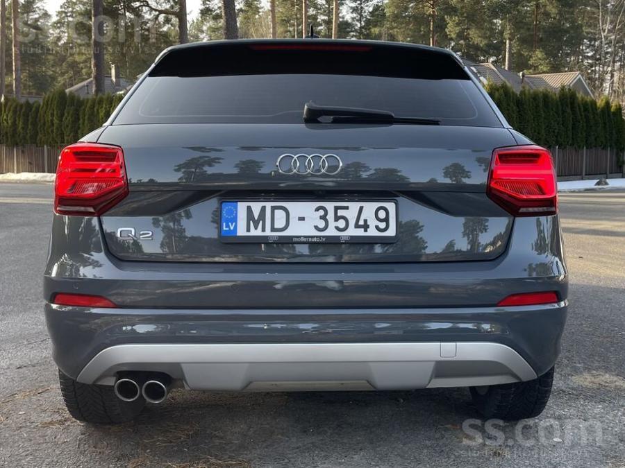 Grey Audi Q2 2019 in Riga, with an engine capacity of 1.50 L and mileage of 123 thousand km for 17950 €, photo 5 on AUTOMOTO.COM.LV