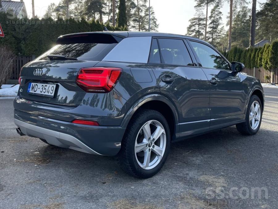 Grey Audi Q2 2019 in Riga, with an engine capacity of 1.50 L and mileage of 123 thousand km for 17950 €, photo 6 on AUTOMOTO.COM.LV