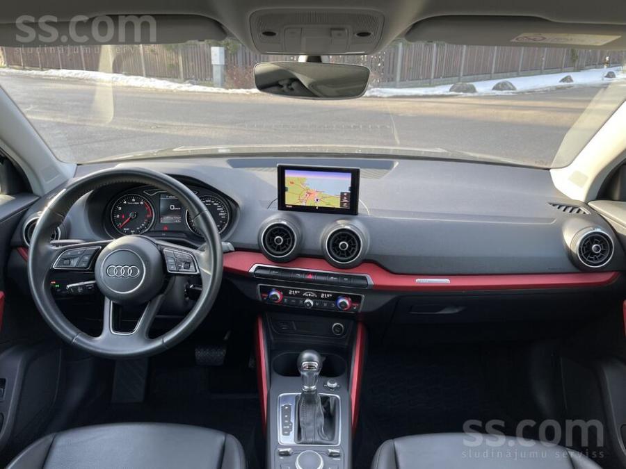 Grey Audi Q2 2019 in Riga, with an engine capacity of 1.50 L and mileage of 123 thousand km for 17950 €, photo 20 on AUTOMOTO.COM.LV