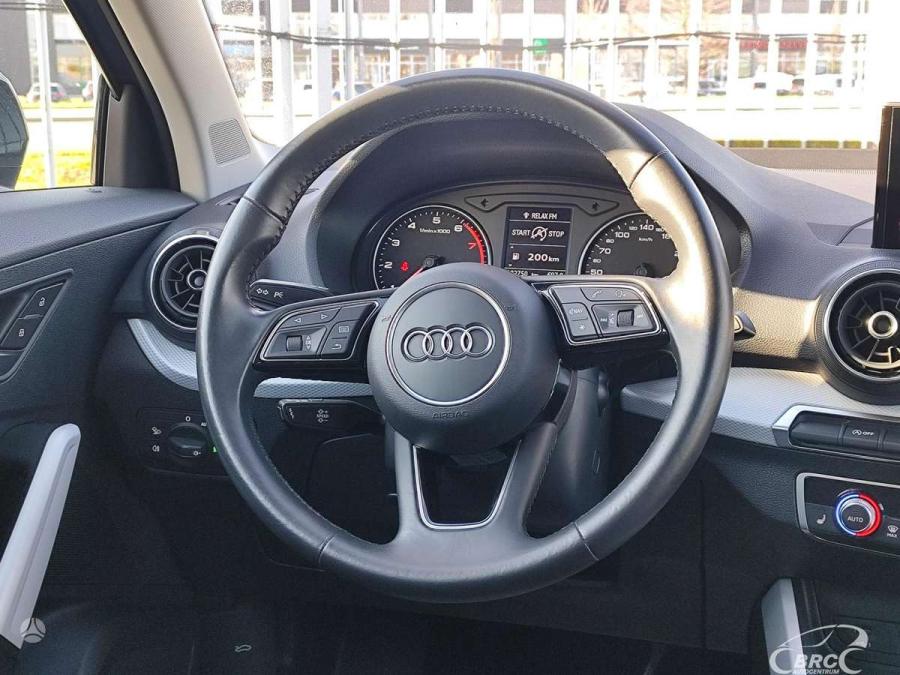 Grey Audi Q2 2020 in Klaipeda, with an engine capacity of 1.50 L and mileage of 103 thousand km for 16500 €, photo 19 on AUTOMOTO.COM.LV