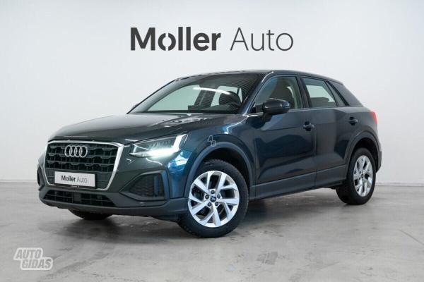 Grey Audi Q2 2021 in Vilnius, with an engine capacity of 1.50 L and mileage of 90 thousand km for 23850 €, photo 1 on AUTOMOTO.COM.LV
