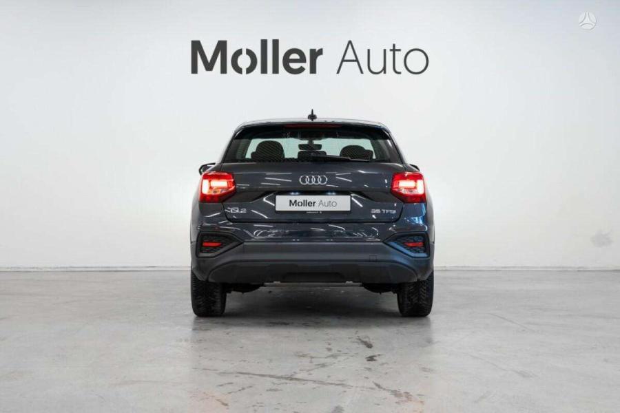 Grey Audi Q2 2021 in Vilnius, with an engine capacity of 1.50 L and mileage of 90 thousand km for 17900 €, photo 7 on AUTOMOTO.COM.LV