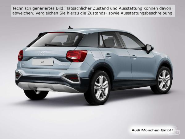 Grey Audi Q2 2022 in Kaunas, with an engine capacity of 1.00 L and mileage of 24 thousand km for 26389 €, photo 6 on AUTOMOTO.COM.LV
