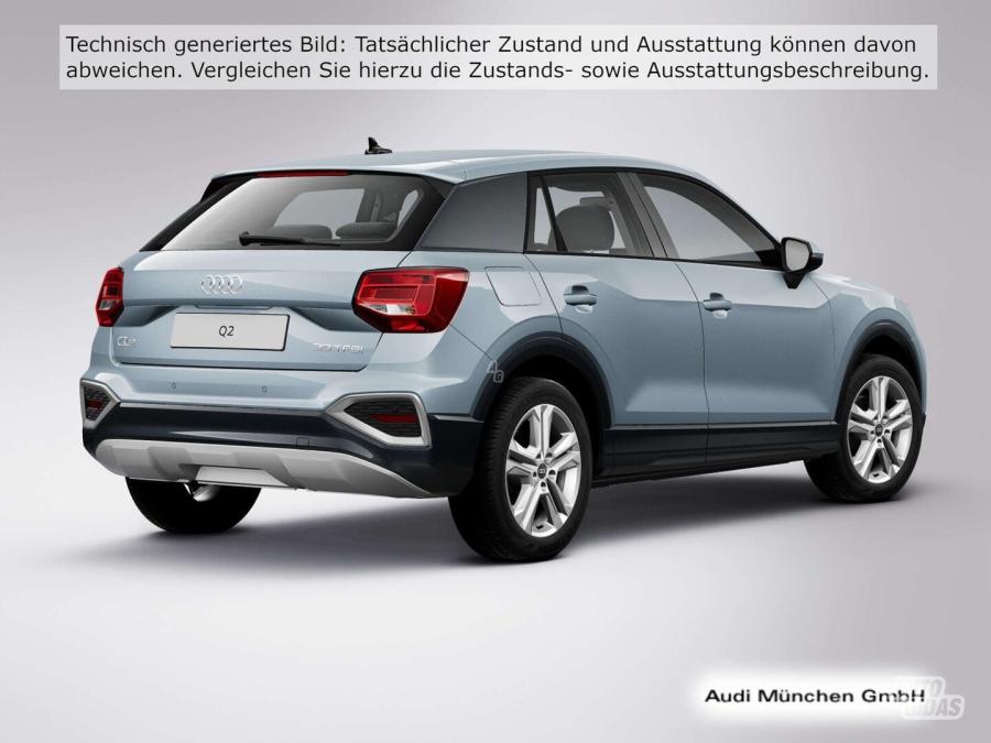 Grey Audi Q2 2022 in Kaunas, with an engine capacity of 1.00 L and mileage of 24 thousand km for 26389 €, photo 6 on AUTOMOTO.COM.LV