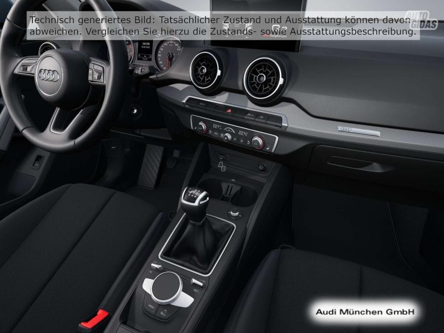 Grey Audi Q2 2022 in Kaunas, with an engine capacity of 1.00 L and mileage of 24 thousand km for 26389 €, photo 15 on AUTOMOTO.COM.LV