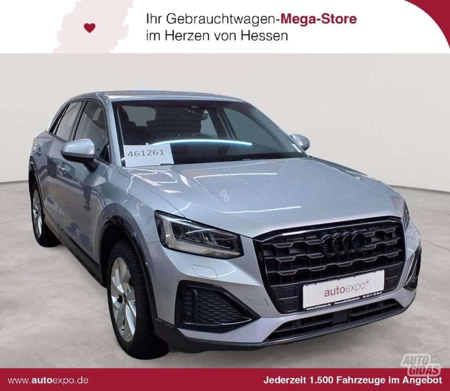 Grey Audi Q2 2023 in Kaunas, with an engine capacity of 1.50 L and mileage of 49 thousand km for 24862 €, photo 1 on AUTOMOTO.COM.LV