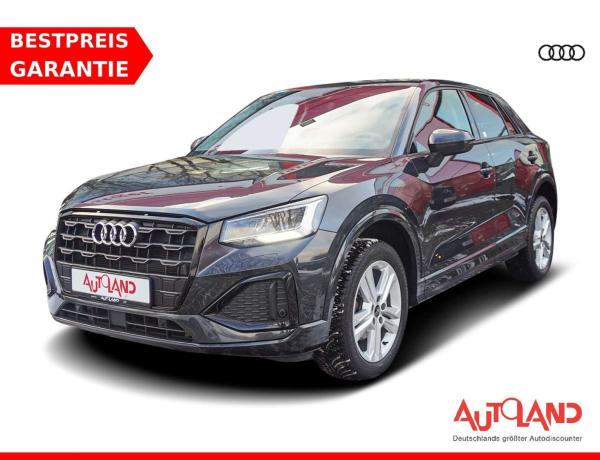 Grey Audi Q2 2023 in Kaunas, with an engine capacity of 1.50 L and mileage of 98 thousand km for 25995 €, photo 1 on AUTOMOTO.COM.LV